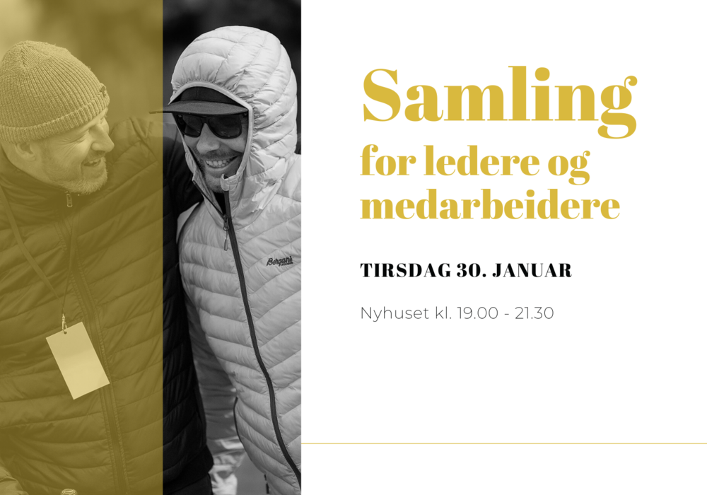 Samling for ledere og medarbeidere - Livets Senter Hamar