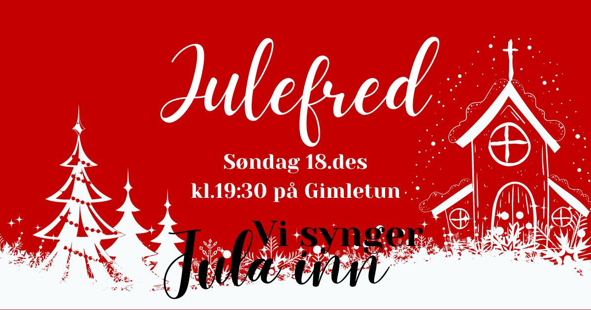 Kveldsgudstjeneste på Gimletun.