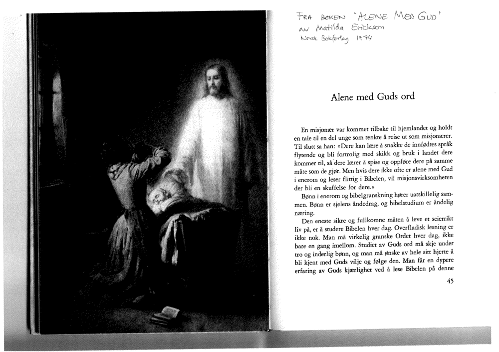Alene med Guds ord - Norsk Bibelinstitutt