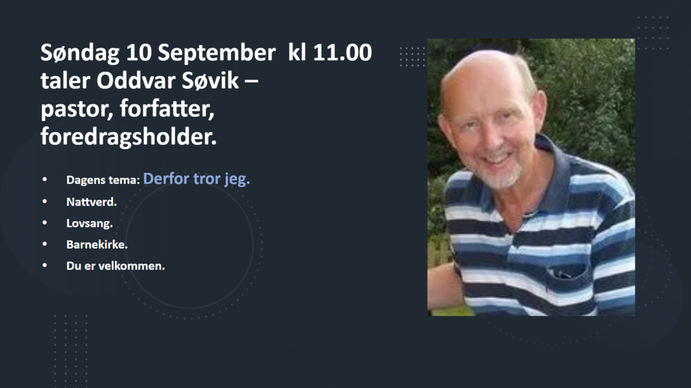 Oddvar Søvik 10 september